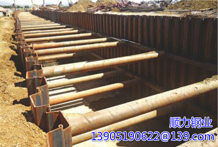 Monitoring of steel sheet piles construction suppor【Shunli Steel Group】
